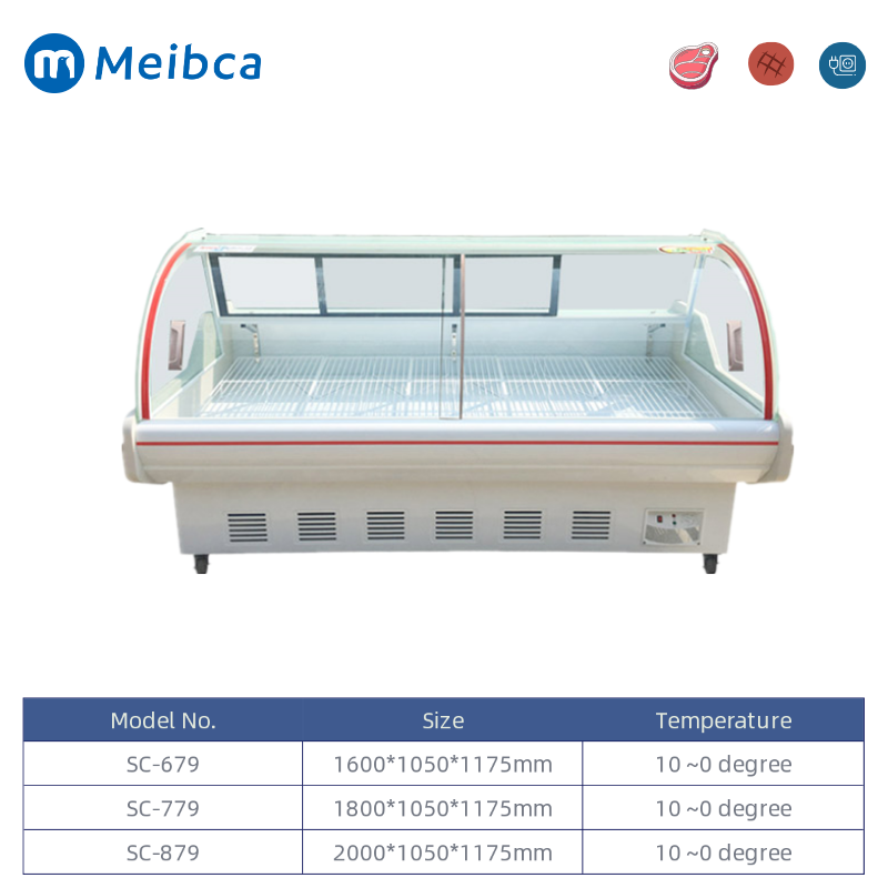 Commercial Meat Display Showcase Fridge Cooler For Sale from China ...