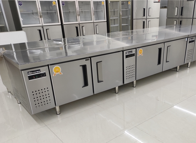 How to arrange under counter chiller shelves - Meibca